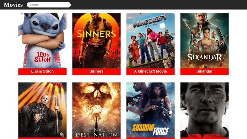 Movie App vanilla Javascript.