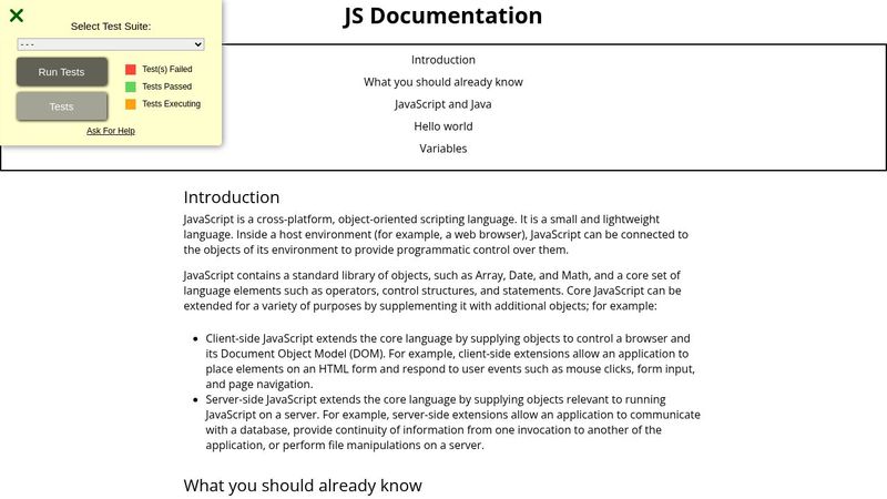 FCC: Technical Documentation Page