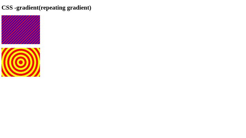 CSS - gradient(repeating gradient)