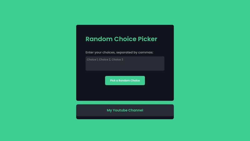 Random Choice Picker