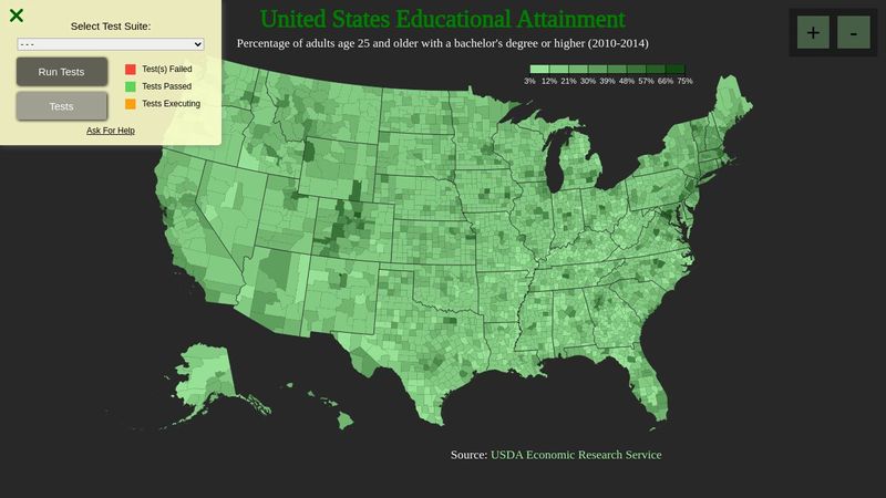 Choropleth Map D3