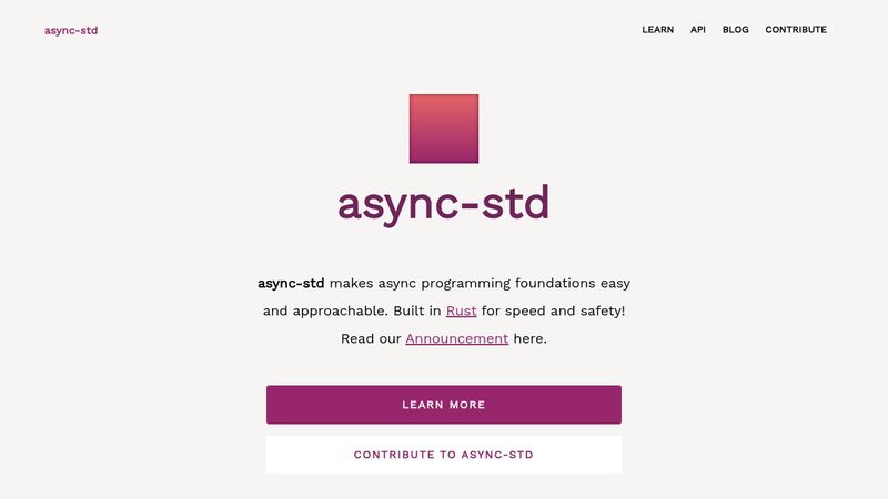 Recreation of async-std using Tailwinds default
