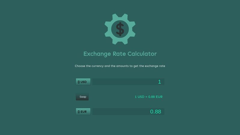 Exchange Rate Calculator exchange-rate-calculator