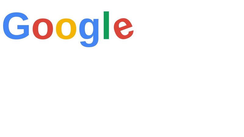 Google CSS Text Logo with colors