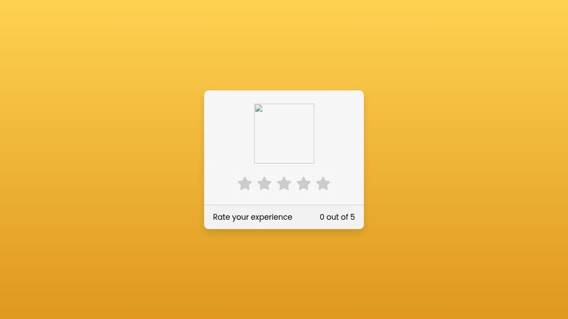 Pure CSS Emoji Star Rating Widget