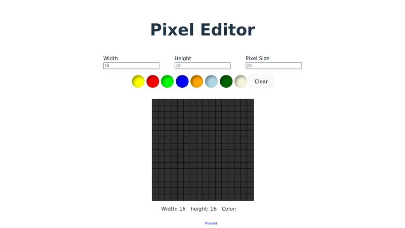 Pixel Editor {React}