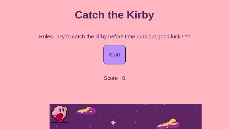 Catch the Kirby