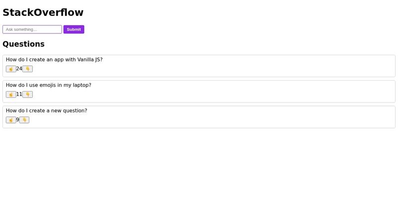 StackOverflow but without being social