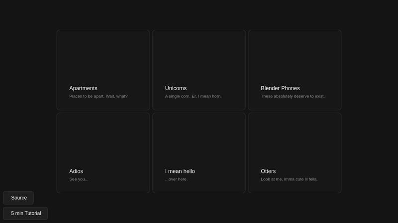 CodePen Home Magical Hover Effect