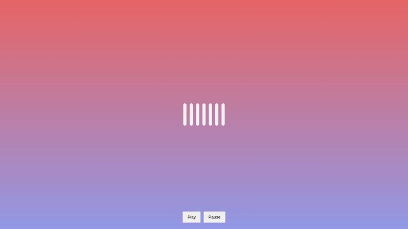 Sound waves animation on playing element