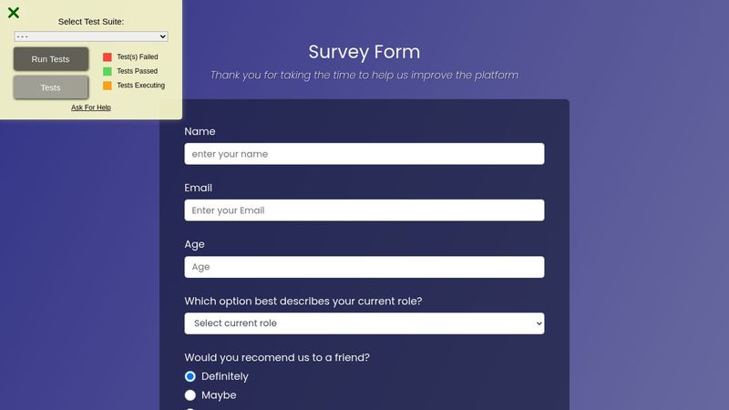 Survey Form