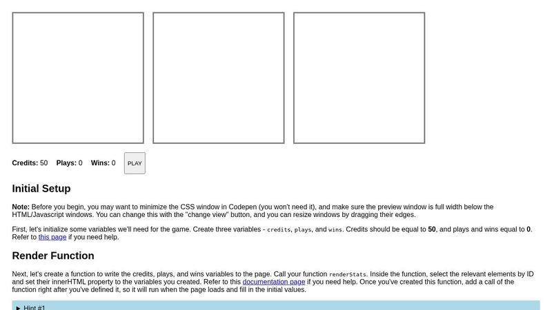Javascript Slots Lab