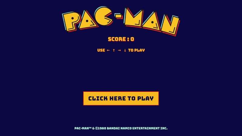 Pac-Man Game (vanilla JS) - Responsive