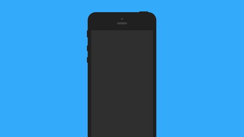 iPhone 5 CSS Template