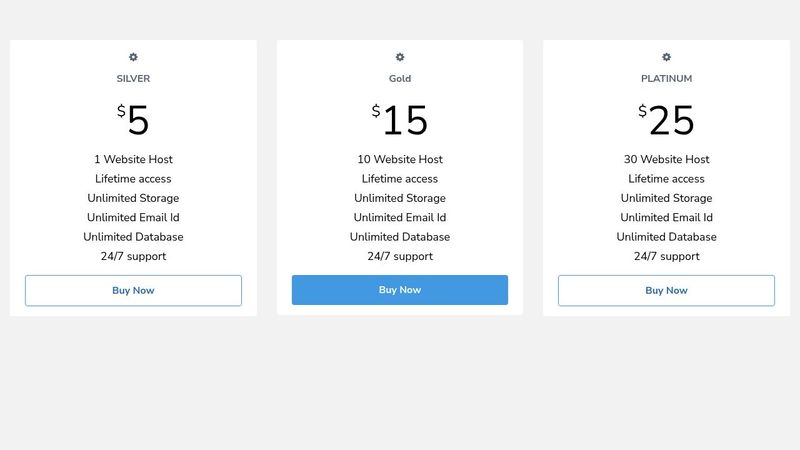tailwind css pricing table