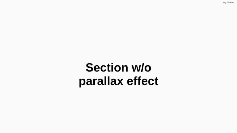 CSS-Only Parallax Effect
