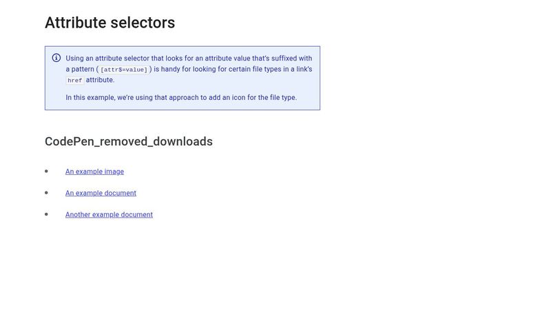Learn CSS - Attribute selectors