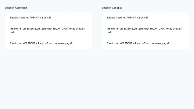 Smooth Accordion with TailwindCSS & Alpine.js