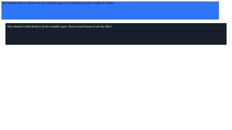 Responsive Width CSS