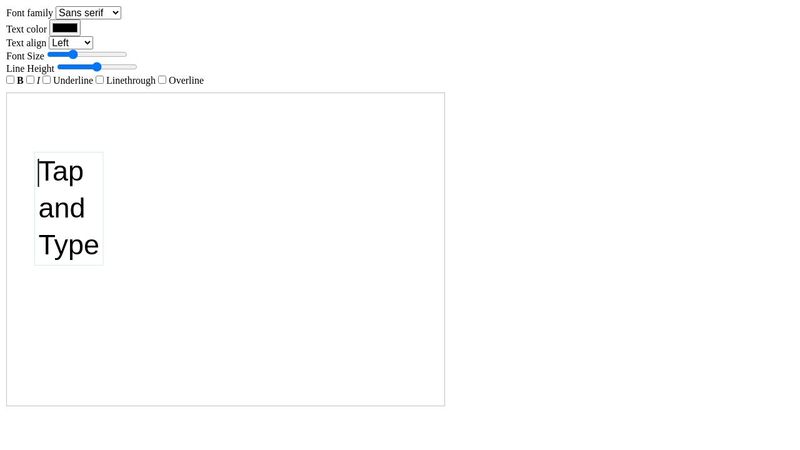 Simple fabric.js editor