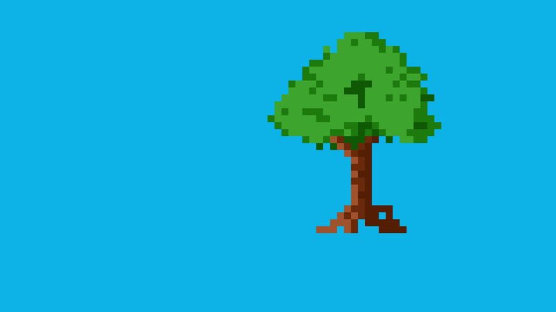 Beginner CSS Pixel Art | Tree