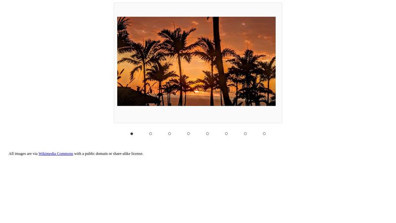 Scroll snap carousel with indicator buttons