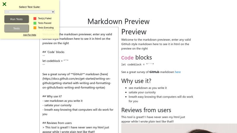 Markdown Previewer