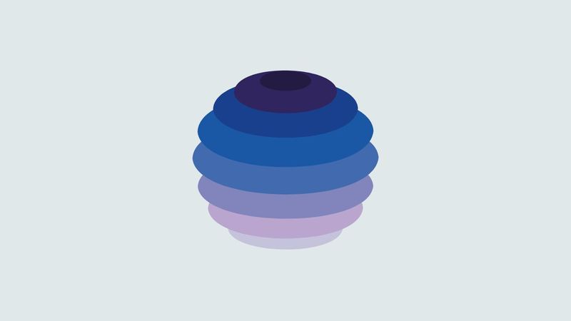 Pulsing sphere endless animation with SVG