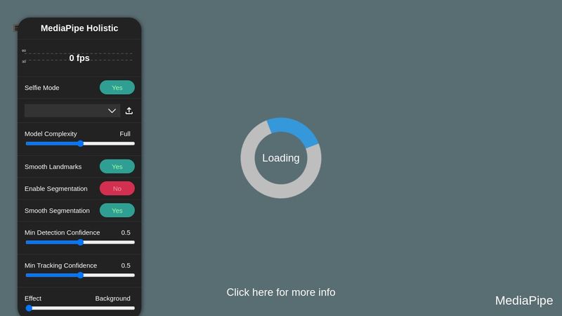 MediaPipe - Holistic