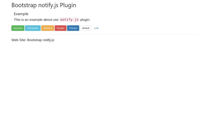Bootstrap notify.js plugin