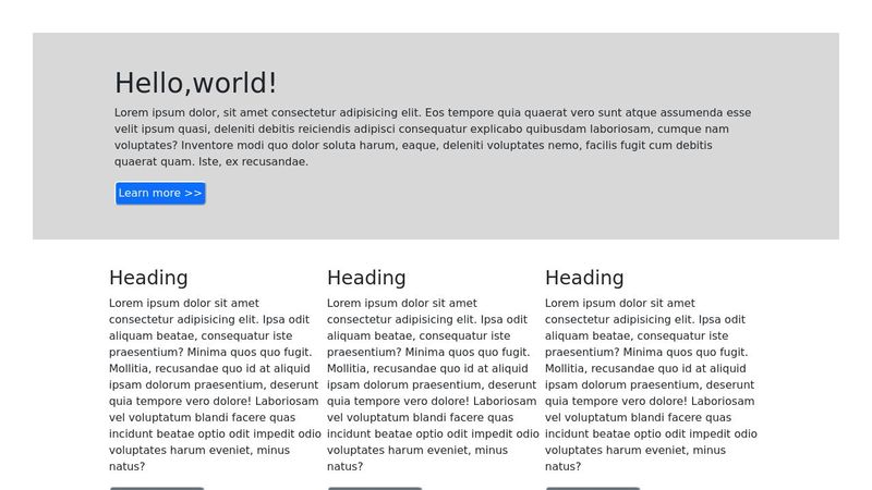 bootstrap assignment-1