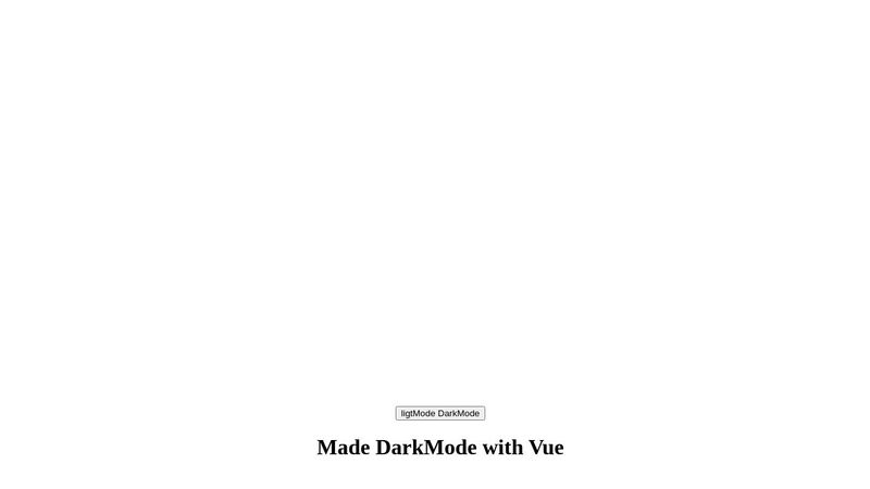 Vue DarkMode