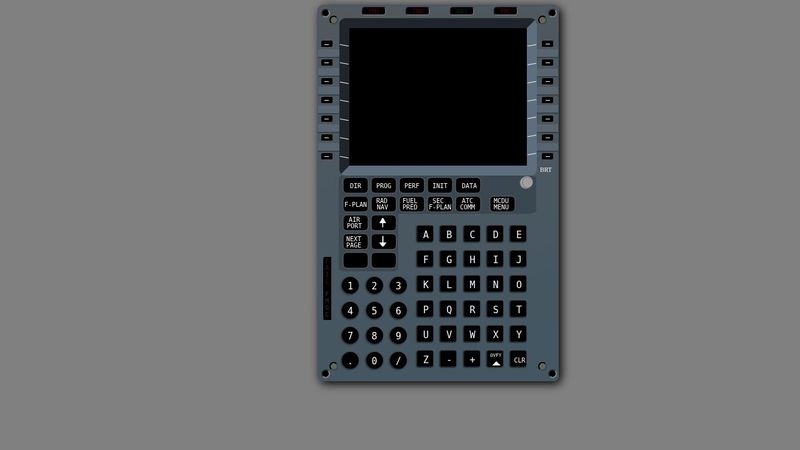 (Mcdu) Multi-functional Control Display Unit