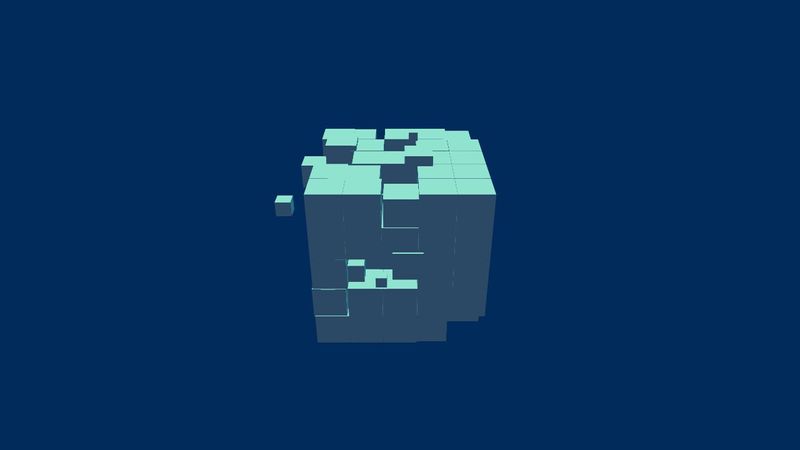 Only CSS : Noisy Cube