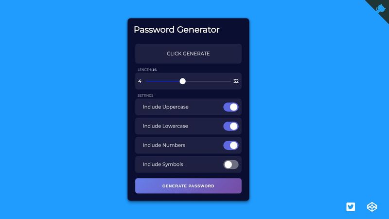 Random Password Generator - HTML | CSS | JS