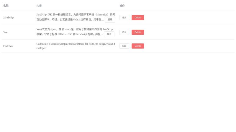 ElementUI Table VueClamp