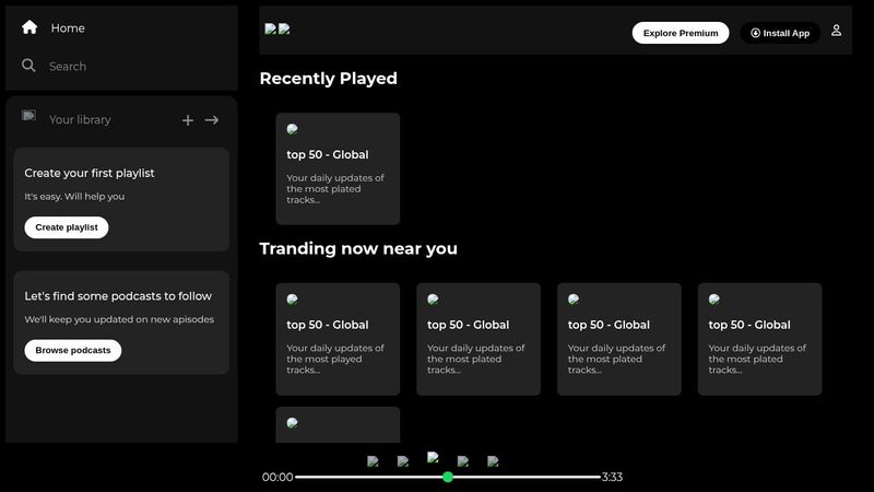 CSS Project (Spotify clone)