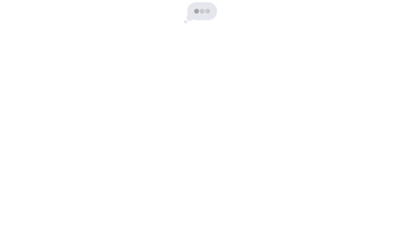 iMessage Typing Indicator in LESS