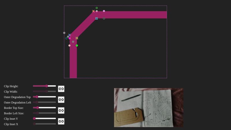 CSS-Only, Calculate clipped corner's degradation path; augmented-ui v3 ...
