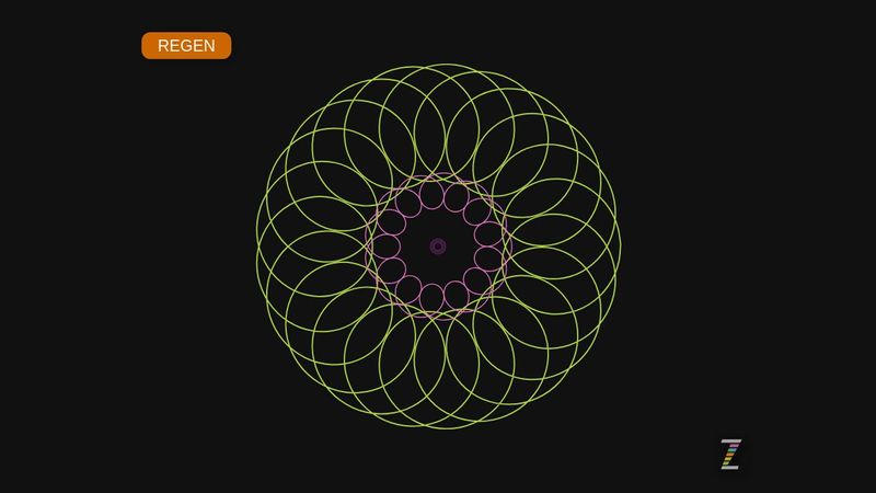 ZIM Remake of Spirogram for CodePen Random Challenge