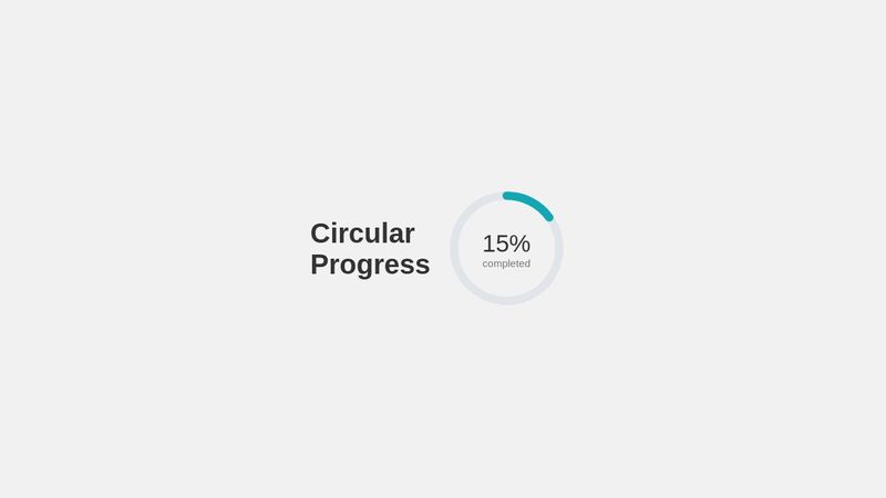 Circular Progress - CSS