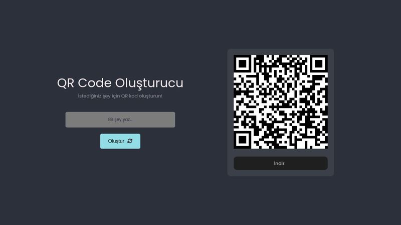 QR Code Generator using Vanilla JavaScript