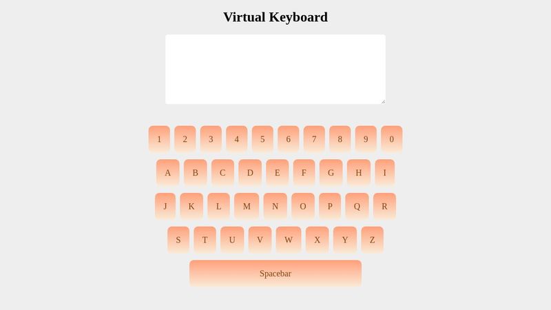 Virtual Keyboard