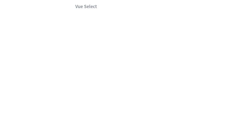 Vue Select Template