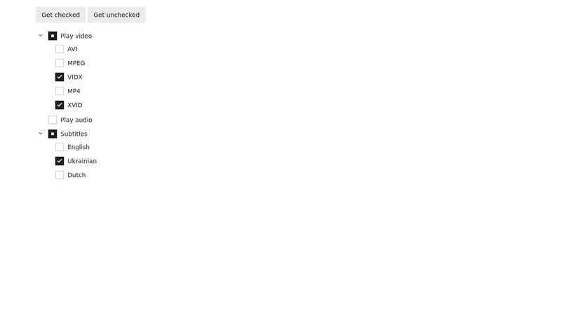 TreeView - get checked checkboxes