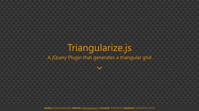Triangularize.js | Triangle Grid
