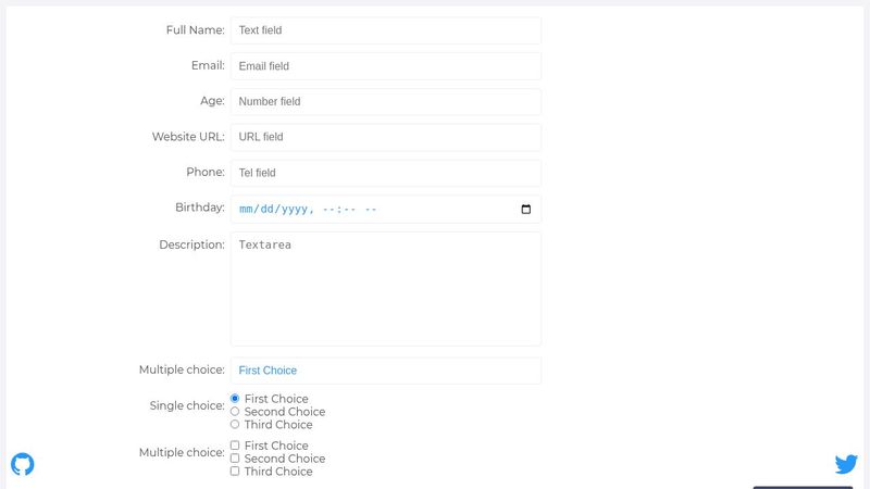 Forms: Responsive HTML5 form elements with CSS Flexbox