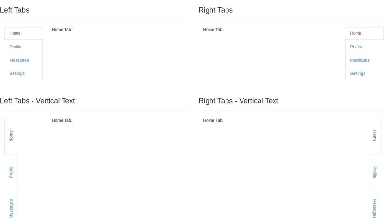 Bootstrap Vertical Tabs