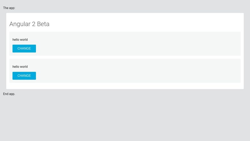 Angular2 Template with TypeScript