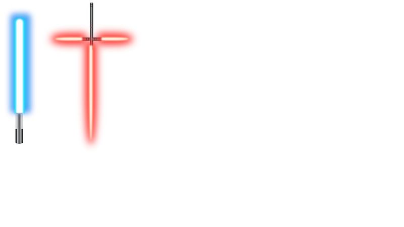 Pure CSS Lightsabers